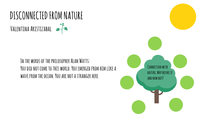DISCONNECTED FROM NATURE by Valentina Aristizabal on Prezi