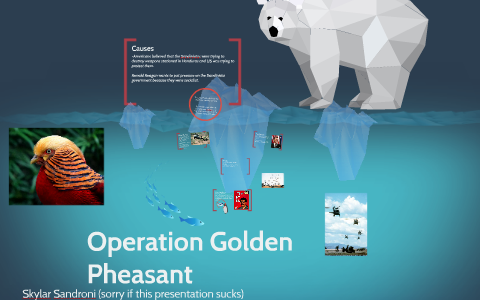 Operation Golden Pheasant by skylar sandroni on Prezi