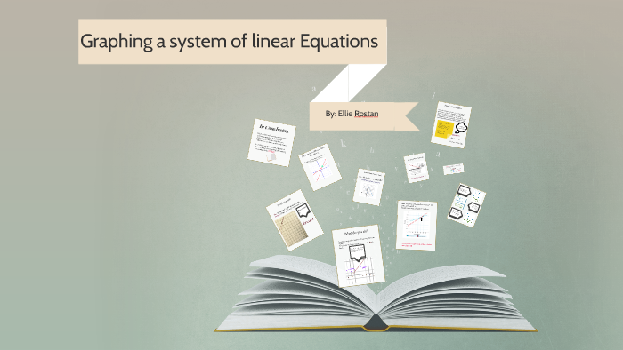 Graphing system of linear equations infographic by Ellie Phoenix on Prezi