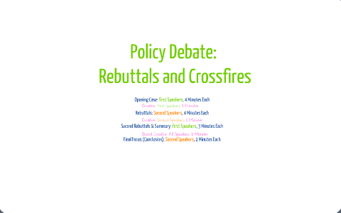 Debate: Rebuttals and Crossfires by Stephanie Nugent on Prezi