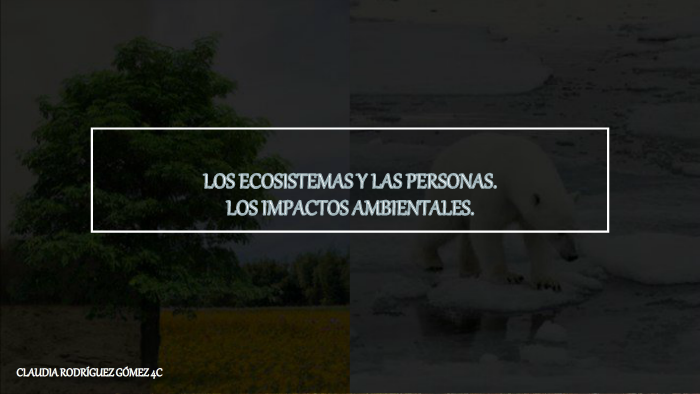 Los ecosistemas y las personas by PAULA REBOLLO on Prezi