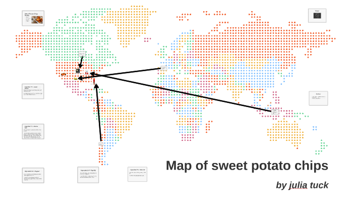 Map of sweet potato chips by Julia Tuck on Prezi