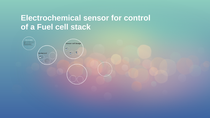 Electrochemical sensor for control of a Fuel cell stack by Camila ...