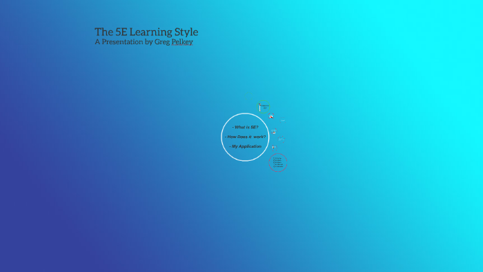 The 5E Learning Style by Greg Pelkey on Prezi