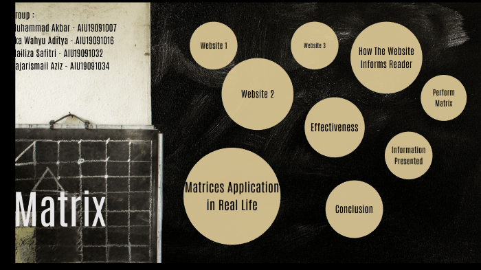 Matrix by Eka Wahyu Aditya on Prezi