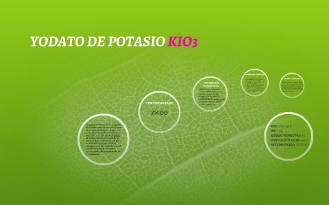 YODATO DE POTASIO KIO3 by Sofia Marin on Prezi