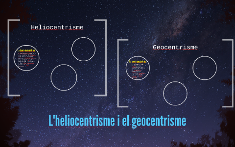 L'heliocentrisme i el geocentrisme by Alba Ramírez Alcaraz on Prezi