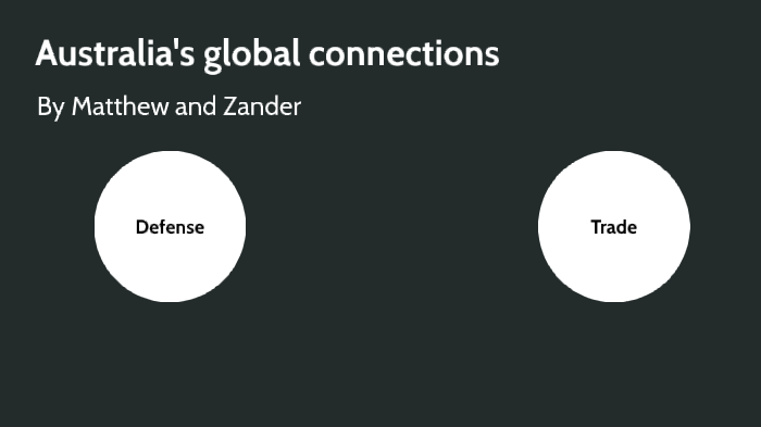 Australia's global connections by Matthew Clark on Prezi