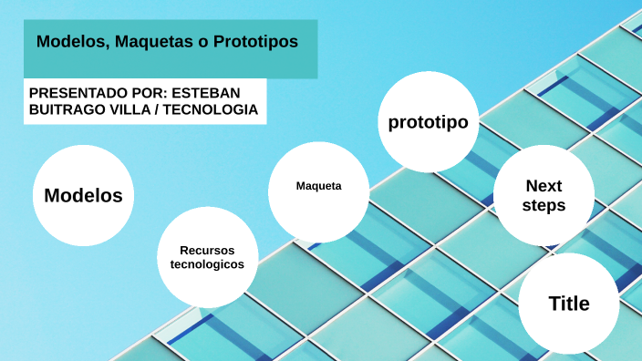 Modelos, maquetas o prototipos by Esteban Buitrago on Prezi