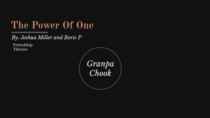 Power of One Theme by Joshua Miller on Prezi