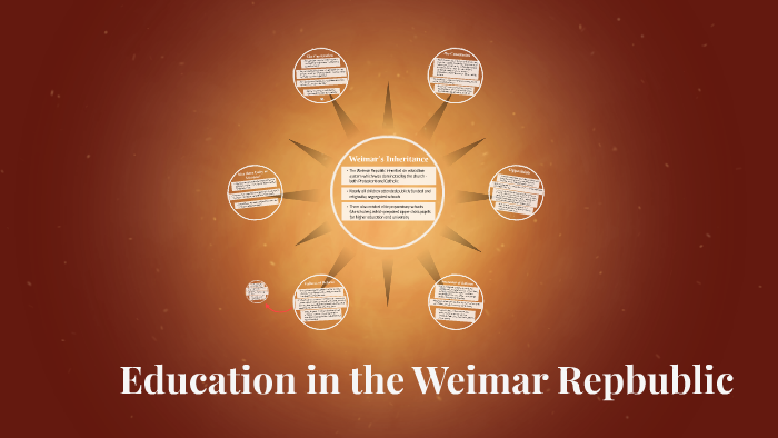 Education in the Weimar Repbublic by Louis Totton on Prezi