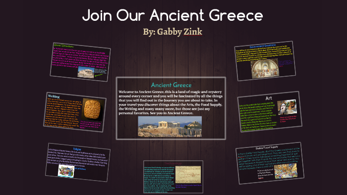 Ancient Greece Brochure by Gabby Zink on Prezi