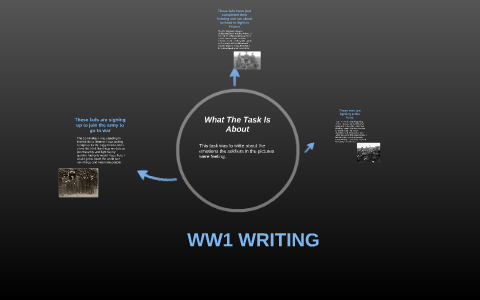 WW1 WRITING by Lewis Redmond