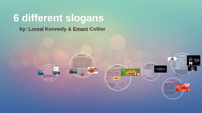 6 Different Slogans by l k on Prezi