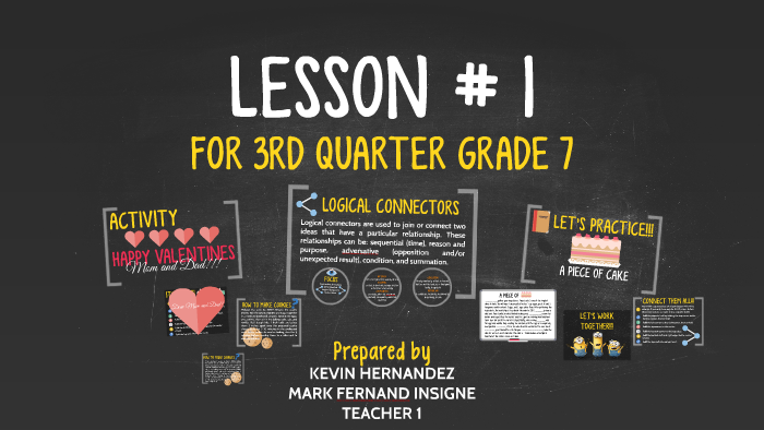 LOGICAL CONNECTORS LESSON by Kevin Hernandez on Prezi