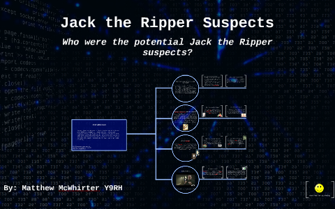 Jack the Ripper Suspects by Matthew McWhirter on Prezi
