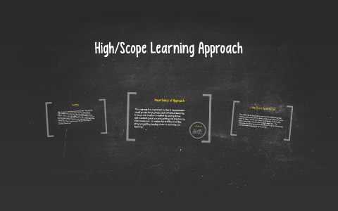 High/Scope Learning Approach by Christy Tate on Prezi