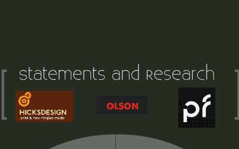 Research and Statements by Katherine Block on Prezi