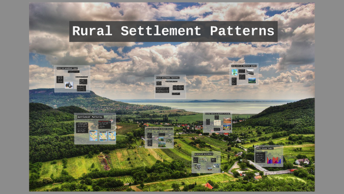 Rural Settlement Patterns by J. Broomer on Prezi