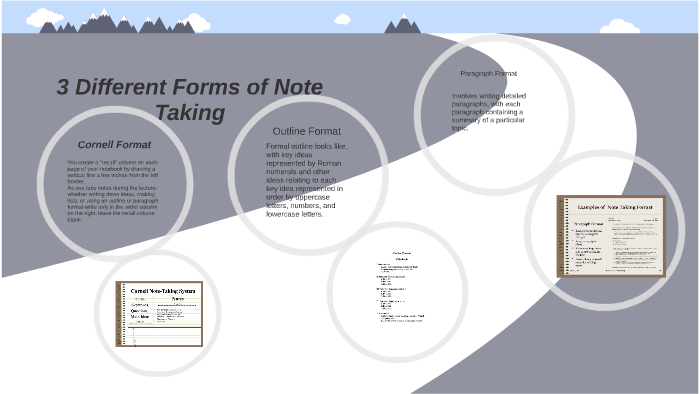 3 Different Forms of Note Taking by Monique Concepcion on Prezi