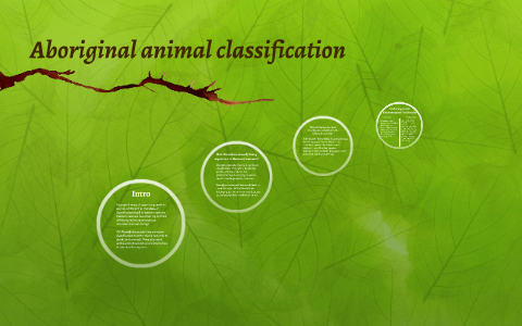 Aboriginal animal classification by Carlos Eduardo Oviedo Ramirez on Prezi