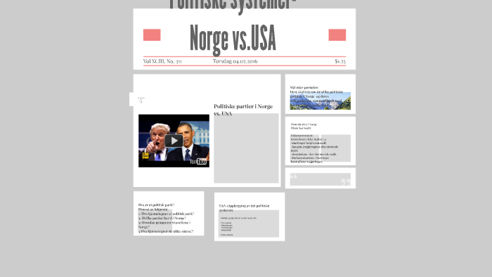 Politiske partier i Norge vs. USA by laila grønnerud on Prezi