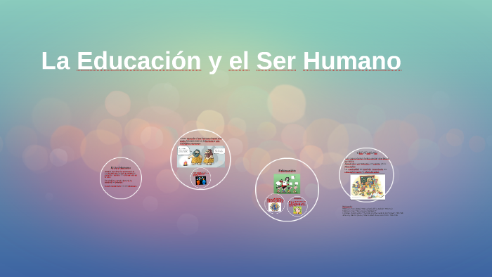 La Educación y el Ser Humano by Amira Zaza on Prezi