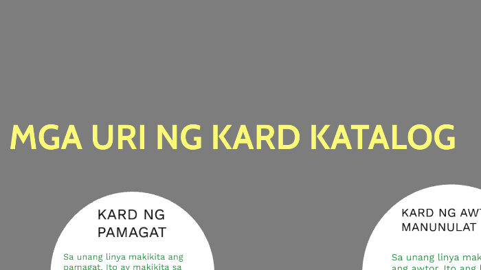 Kard Katalog by Rica Bolaquiña on Prezi