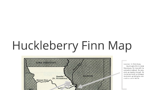 Huck Finn Adventure Map