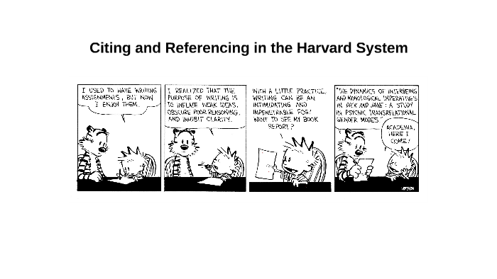 Workshop Citing and Referencing in the Harvard System by L K on Prezi