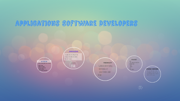 Applications Software Developers by Angela Sapu on Prezi