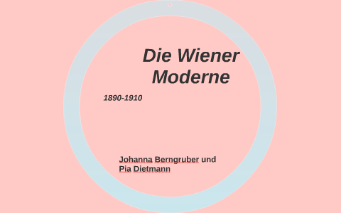 Die Wiener Moderne by Pia Dietmann on Prezi