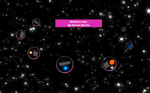 Bellatrix Star by Darcie Morris on Prezi