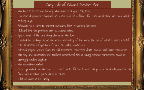 ED GEIN by Erin Gimpel on Prezi