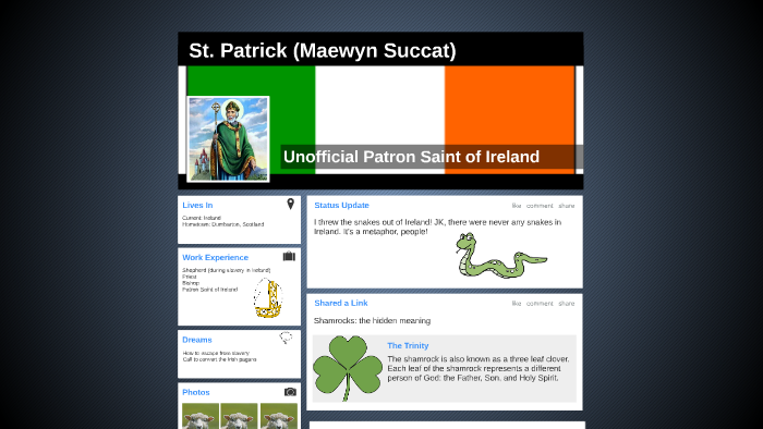 (Saint) Patrick (Maewyn Succat) by Veronica Hoelscher on Prezi