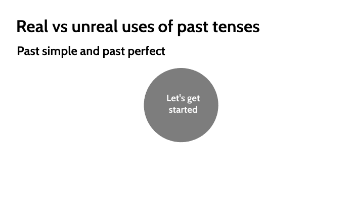 unreal past tenses by Agnieszka Zębala-Glik on Prezi