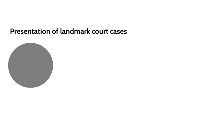 presentation of landmark court cases by hayden hadley on Prezi