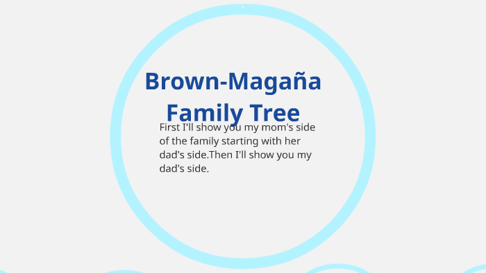 Brown-Magana Family Tree by Bianca Brown on Prezi