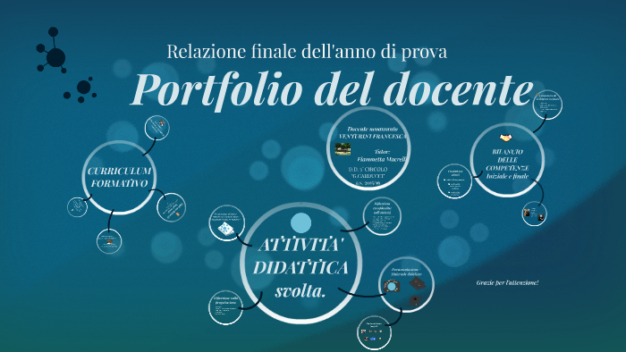Portfolio del docente by Francesca Venturini on Prezi