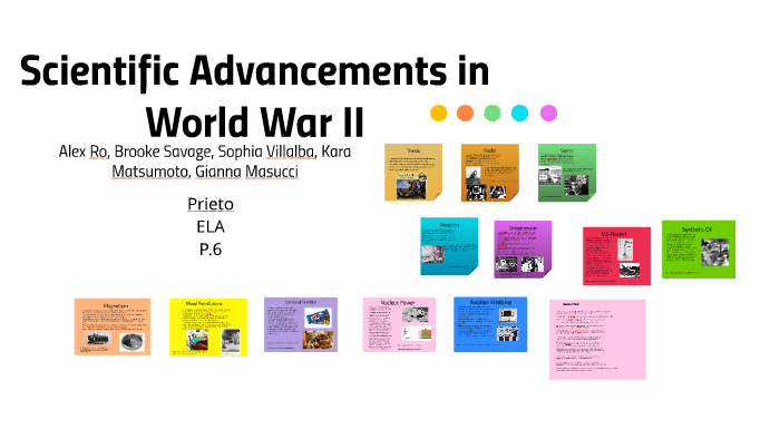 Scientific Advancements in World War II by Alex Ro on Prezi