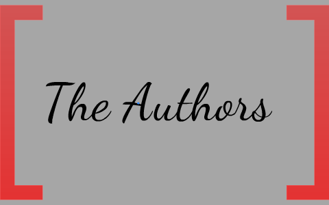 The Authors by Nigel Bellairs on Prezi