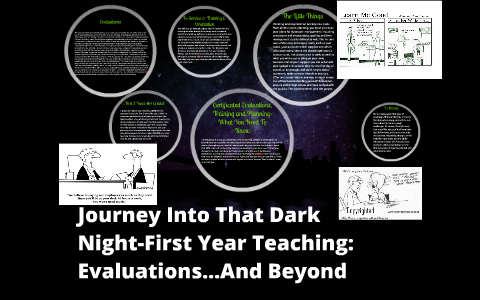 Journey Into That Dark Night-First Year Teaching Evaluations by on Prezi