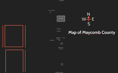 Map of Maycomb County by Jenna Trost on Prezi