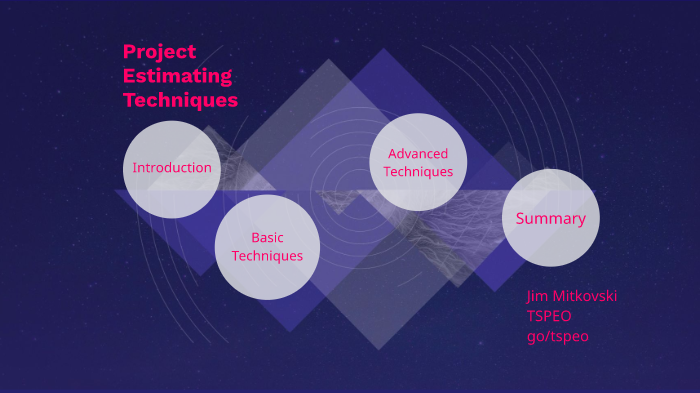 Project Estimating Techniques by Jim Mitkovski on Prezi