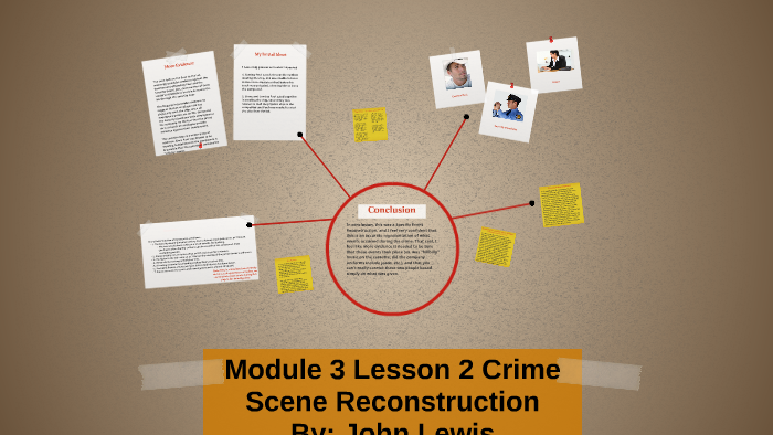Module 3 Lesson 2 Crime Scene Reconstruction by Marc Lewis on Prezi