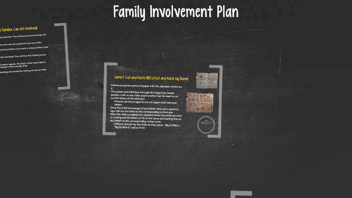 Family Involvement Plan by Kate Bahr