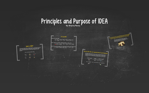 Principles and Purpose of IDEA by Brianna Penna on Prezi