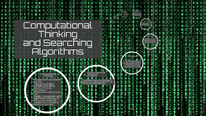 Computational Thinking and Searching Algorithms by Cameron Hill on Prezi