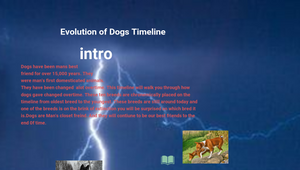 Evolution of dogs timeline by Matthew Priest on Prezi Design