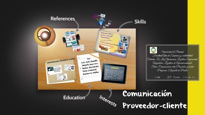 COMUNICACIÓN ENTRE PROVEEDOR Y CLIENTE by Jesus Camaño on Prezi
